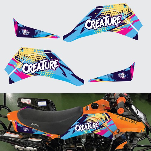 Designs | ATV Labels | Car, truck or van wrap contest
