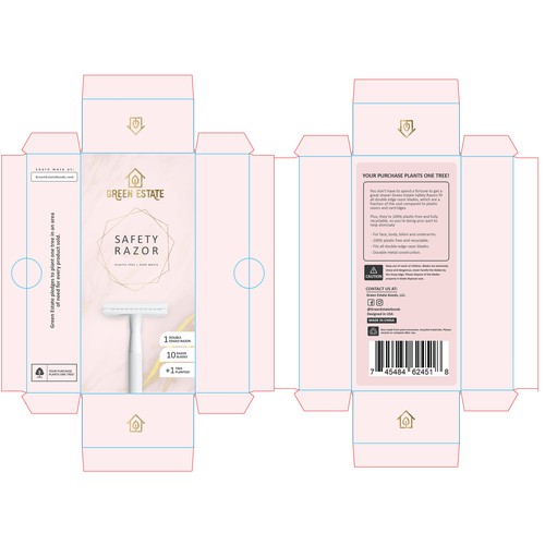 Designs | Design a Colorful Safety Razor Packaging for Women | Product ...