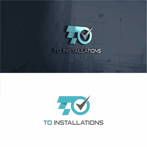 Create a smart logo for a material installation business | Logo design ...