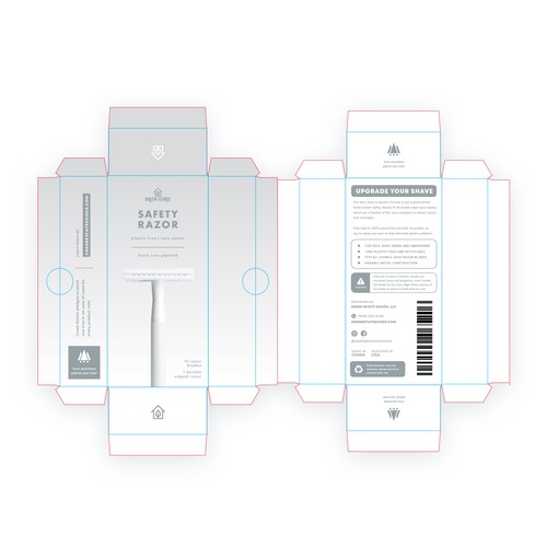 Designs | Design a Colorful Safety Razor Packaging for Women | Product ...