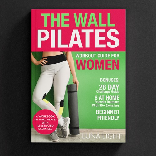 Designs | Book Cover Design For Pilates Workbook (For Women 30+) | Book ...
