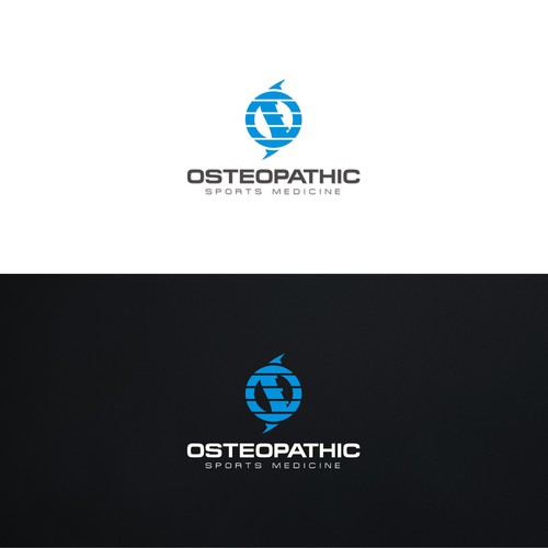 Create a modern, sleek, eye catching, original logo for Osteopathic ...
