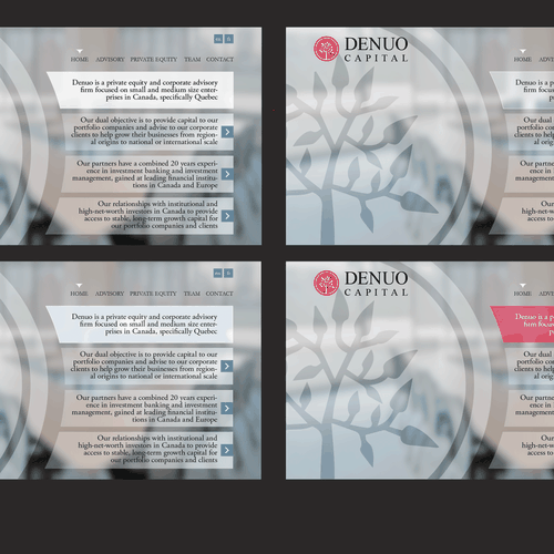 Designs | Create a slick but subtle website design for a start-up ...