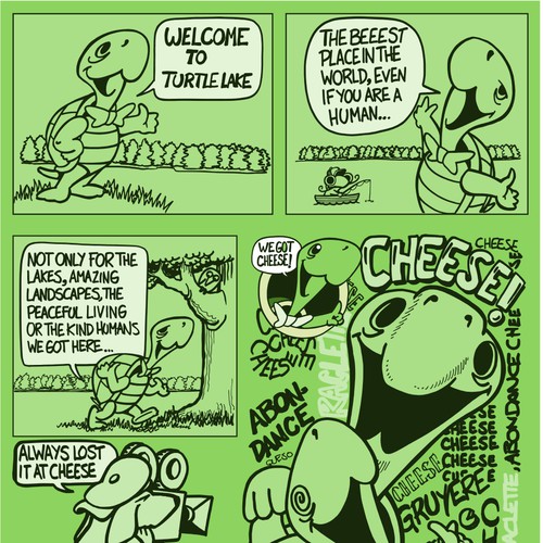 Turtle needs his own Comic Strip!!! | Illustration or graphics contest