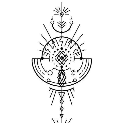 Tattoo design inspired by Slavic pagan mythology | Illustration or ...