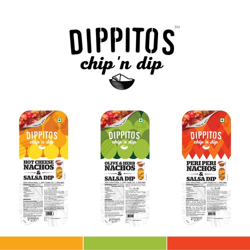 Logo for a DIPPITOS - Snack Brand - chip 'n dip product range | Logo ...