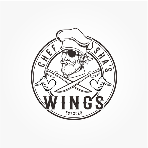 Designs | Logo for a New Restaurant: Chef Sha's Wings | Logo design contest