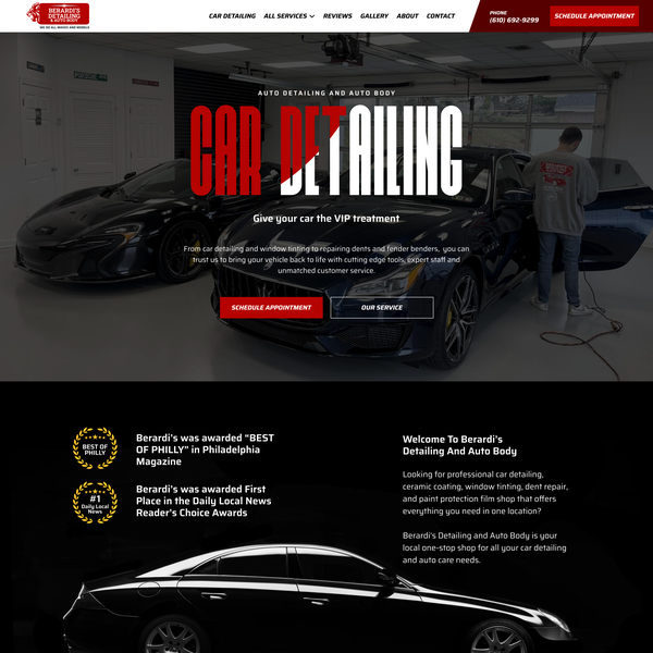 Classic car website design | Web page design contest | 99designs