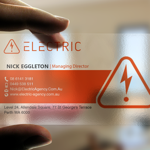 Create an attention grabbing business card for an attention seeking ...