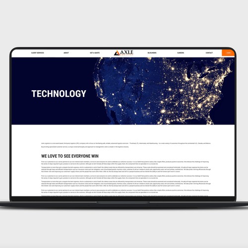 Designs | Axle Logistics Technology Page | Other design contest