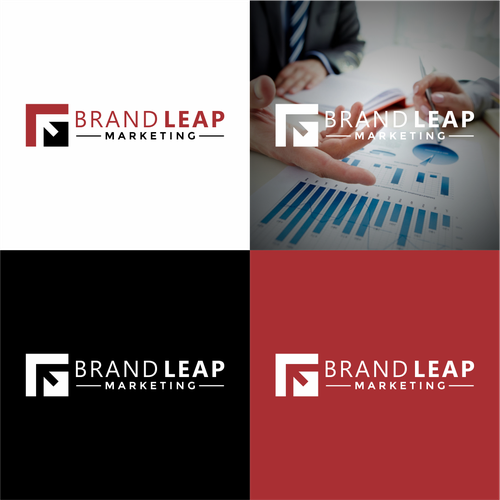 Design a classic logo for Brand Leap Marketing. Leap to the Next Level ...