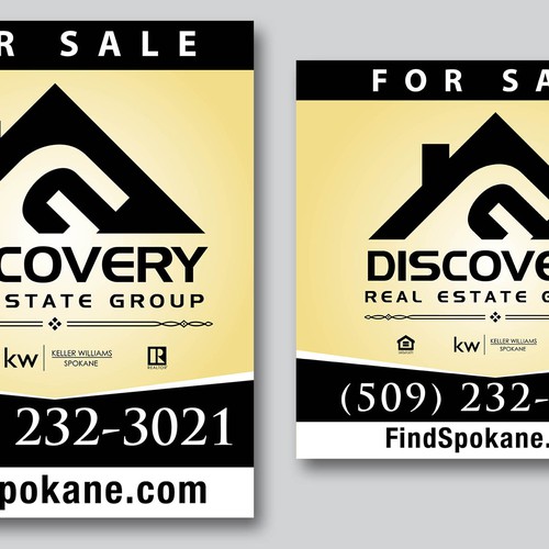 Create an elegant real estate sign that you will remember every time ...