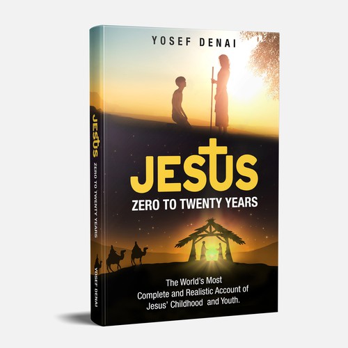 Design book and ebook cover for "Jesus: Zero to Twenty Years" - a ...