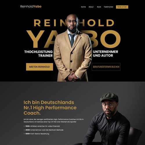 Designs | High-Performance-Coach Website | Web page design contest