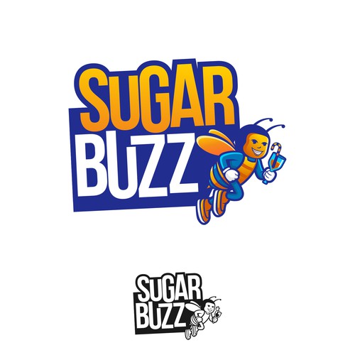 Designs | Sugar Buzz Bar its a kids Mock tail bar. | Logo design contest