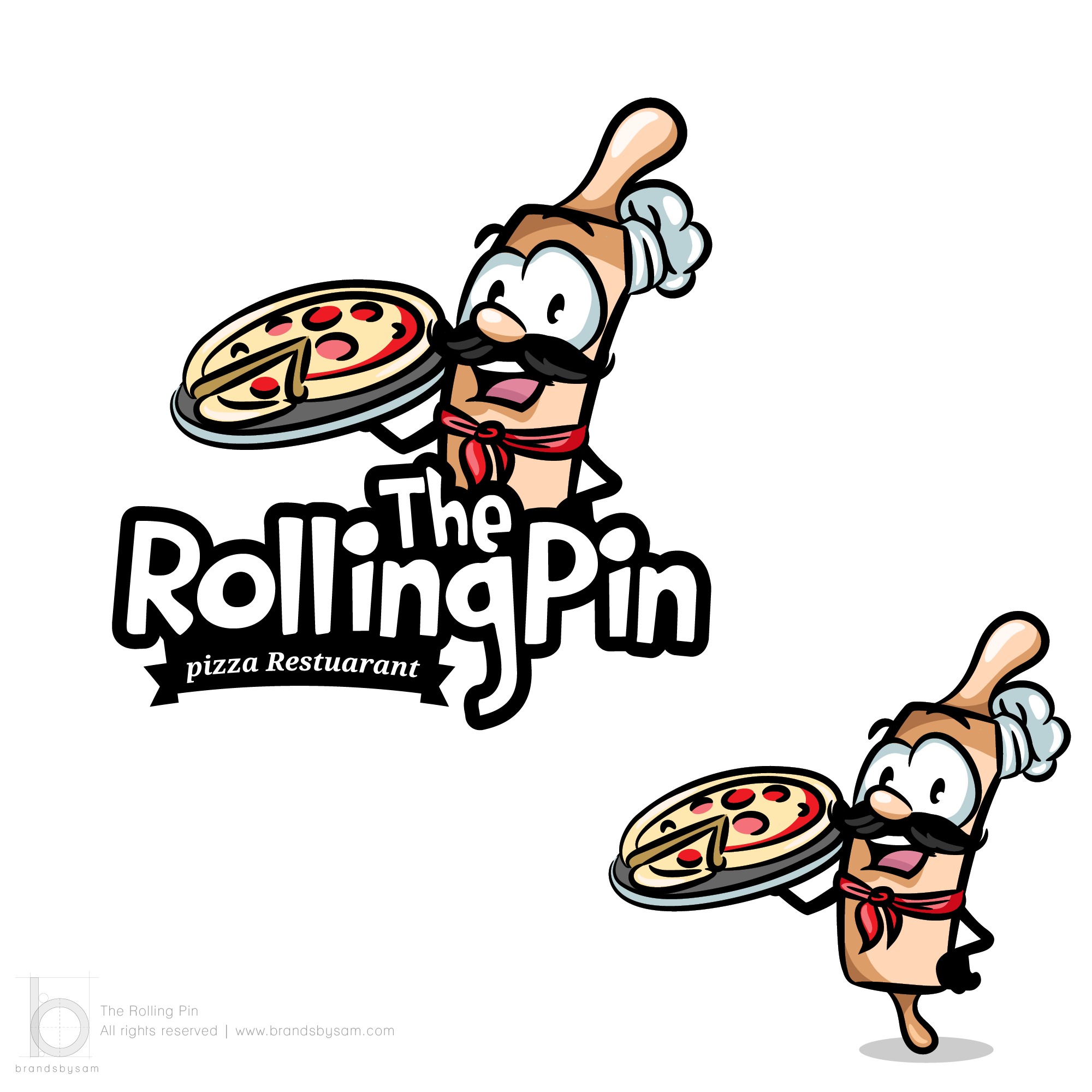 Rolling Pin Logos - Free Rolling Pin Logo Ideas, Design & Templates