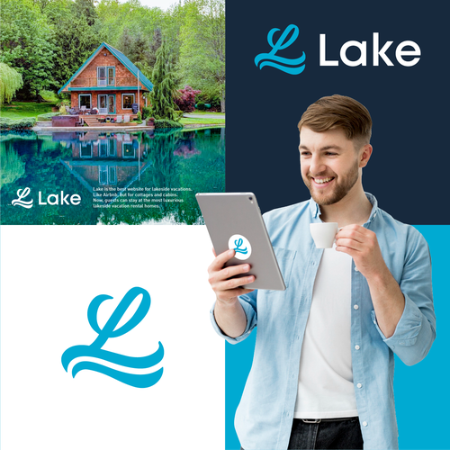 Designs | Lake brand identity - The vacation rental site for lake side ...