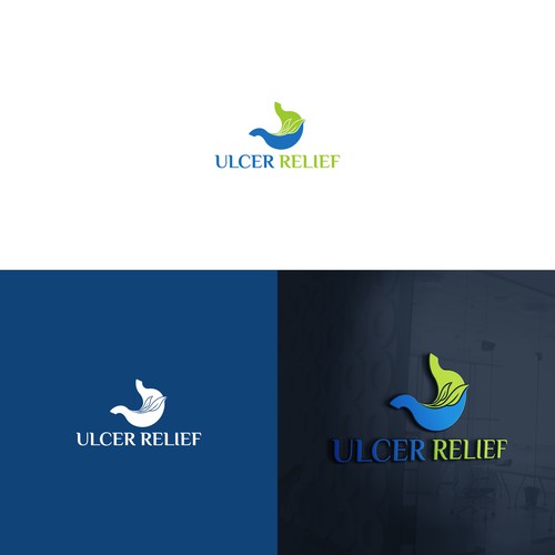 Designs | We need a powerful logo for all-natural Ulcer Relief! | Logo ...