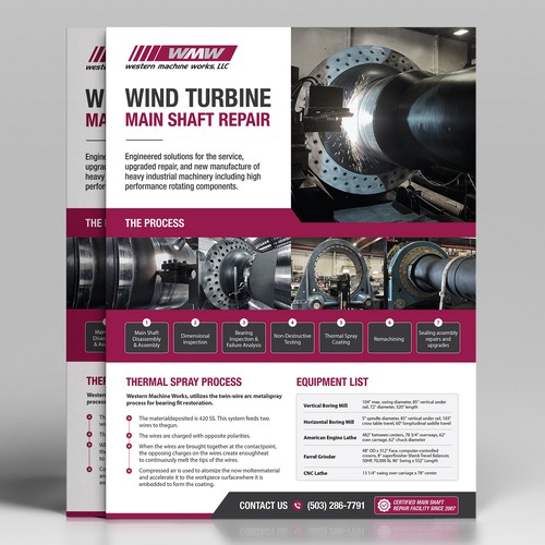 Designs | Wind Turbine Services Flyer | Postcard, flyer or print contest