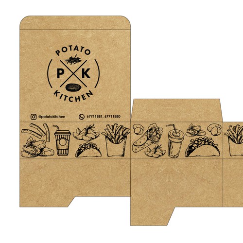 Packaging for Baked Potatoes | Product packaging contest