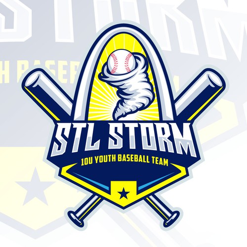 Designs | Youth Baseball Logo - STL Storm | Logo design contest
