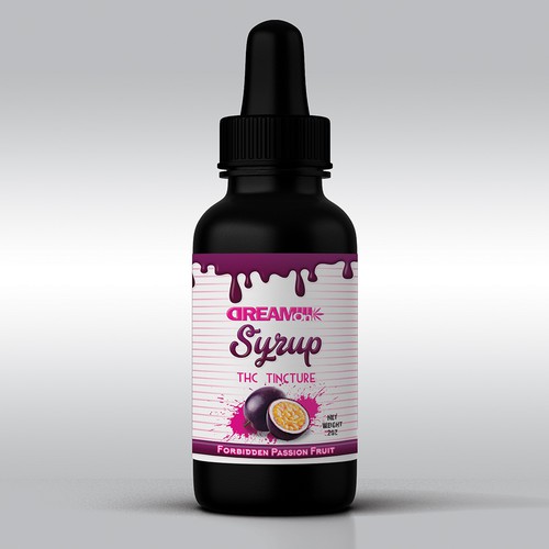 CANNABIS SYRUP DRINK LABEL NEEDED | Product label contest