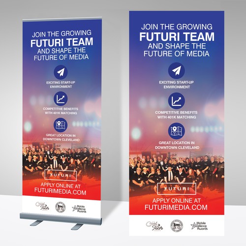 Easy Project - Create stand-up banner for College Recruitment Fair ...