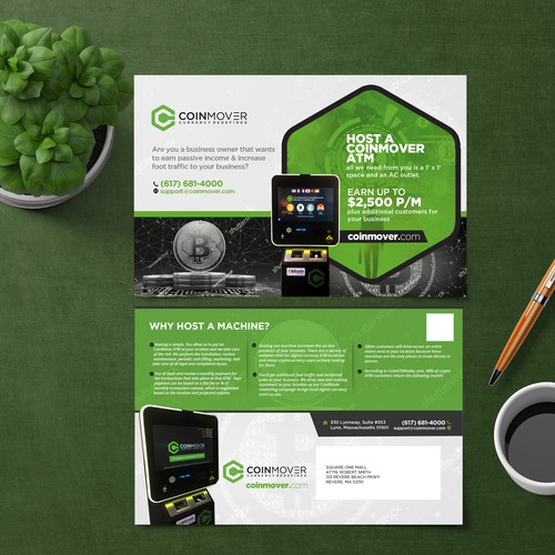 Design a Business-to-Business Direct Mail Postcard for Bitcoin/Crypto ...