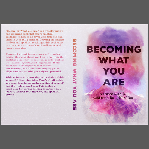 Designs | Breathtaking and uplifting book cover for "Becoming What You ...