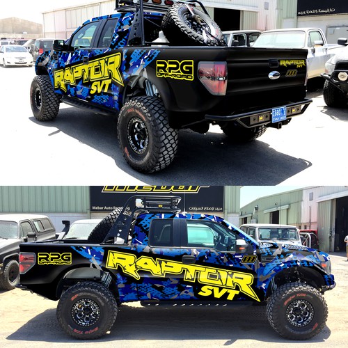 Design an awesome Car Wrap for a Ford Raptor | Car, truck or van wrap ...