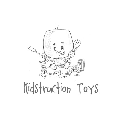 Logo for toy company focusing on building toys for 3-7 year old ...