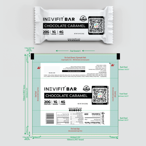 Designs | Protein Bar Individual Packing Design | Product packaging contest