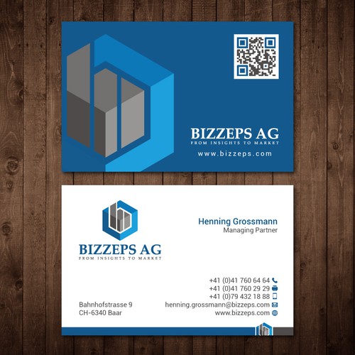 bizzeps ag: new vcard design | Business card contest