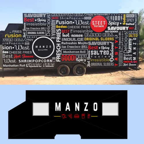Manzo Food Truck Design | Car, truck or van wrap contest