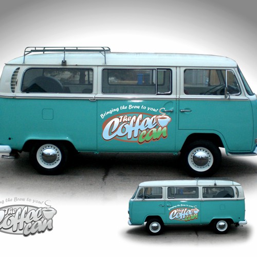 VW Bus coffee shop needs logo "The Coffee Can" | Logo design contest