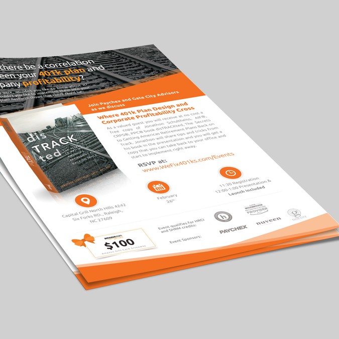 Invitation Flyer for 401(k) Seminar | Postcard, flyer or print contest