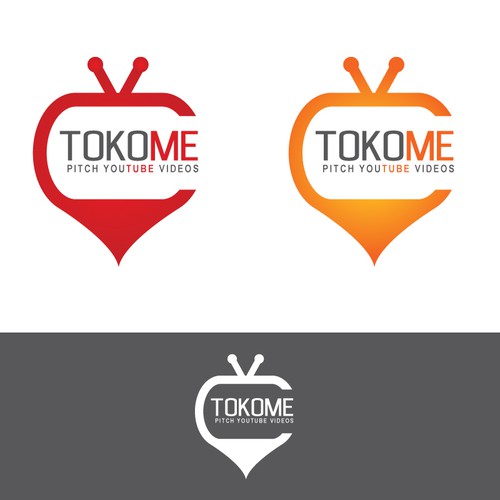 Logo for Tokome, a new vlogging application on Facebook | Logo design ...