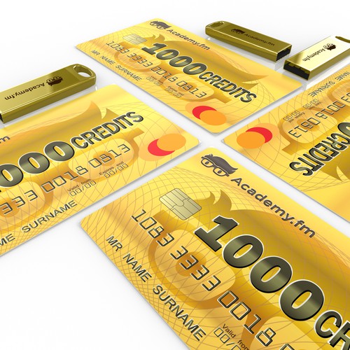 Create a Beautiful Golden "Credit" Card! | Product packaging contest