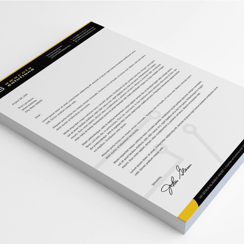 Design our letter! We have a great logo but need a letter design. TECH ...