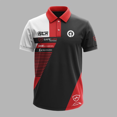 Designs | Minimalist Polo Shirt for a High End Motorsport Racing Team ...