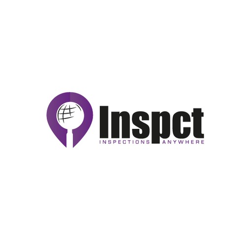 Create for us a modern "inspection" logo for Inspct, the "Inspections ...