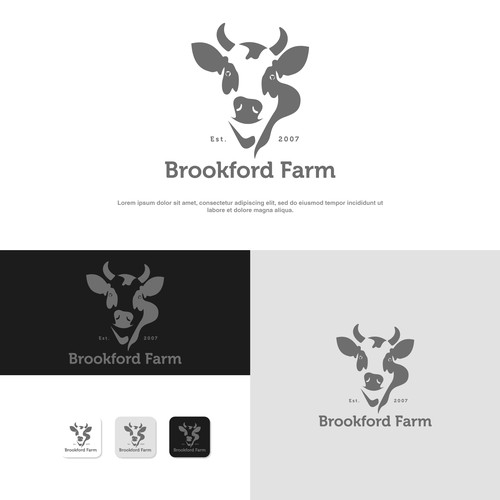 Brookford Farm Logo Small Dairy And Vegetable Farm Looking For Cool
