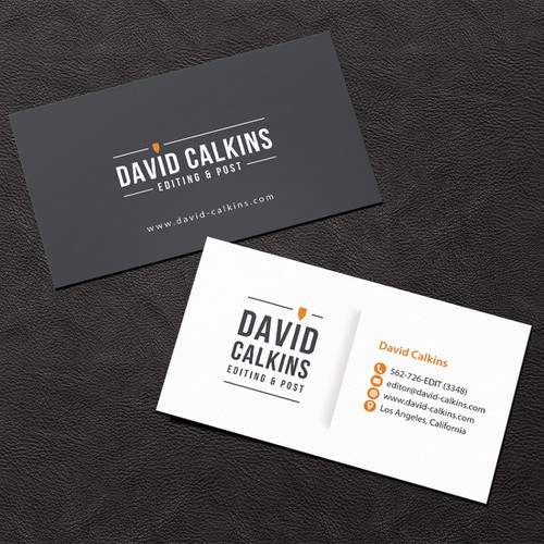Business Card for Los Angeles based Video Editor | Business card contest