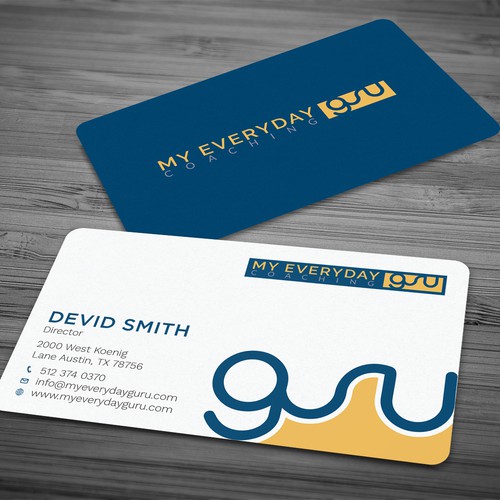 Create a card that shows the "Guru" in every geek! | Business card contest