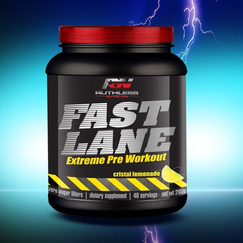 Design our PreWorkout Label! | Product label contest