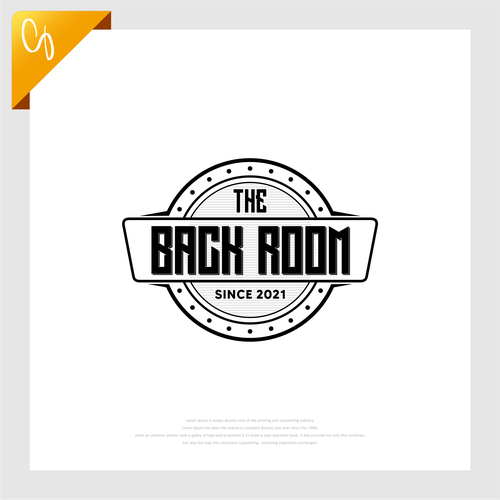 Designs | "The Back Room" logo contest for a masculine room in a home ...