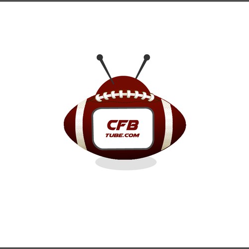 Create an eye catching college football logo for CFBTube.com ...