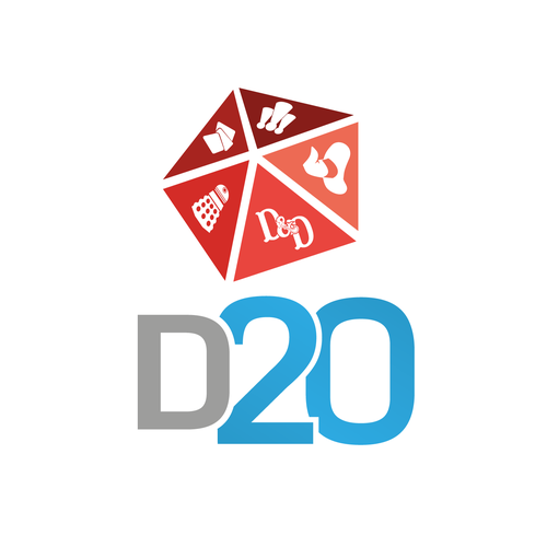 Simple and clean logo for a game supplies and retailer, D20 | Logo ...