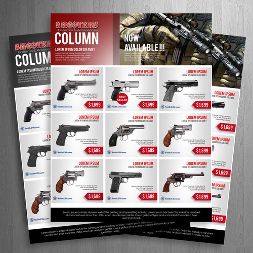Flyers needed for family owned gun store!!!! | Postcard, flyer or print ...