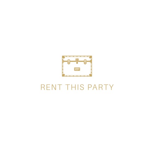 Luxurious PARTY BOX Logo --- RENT THIS PARTY | Logo design contest